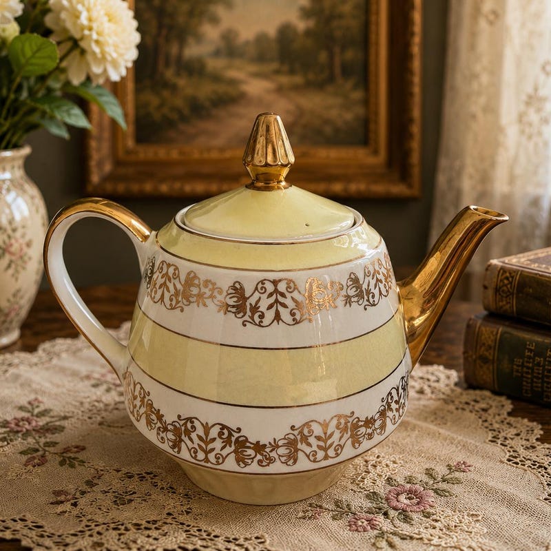Gibsons Vintage Teapot - Etsy