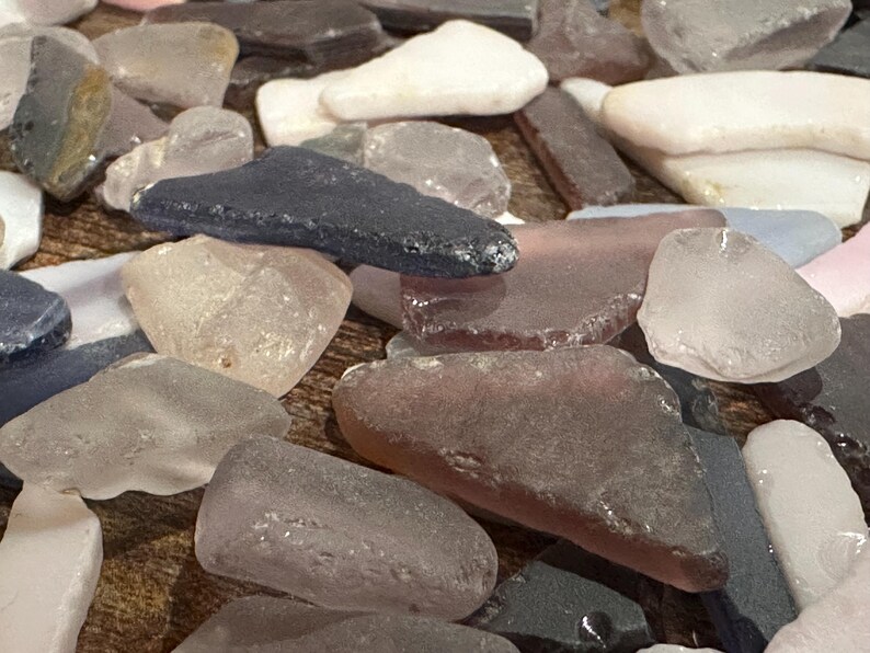 Purple Sea Glass, Sea Glass Bulk, Sea Glass Lot, 120 Pieces of Small to ...