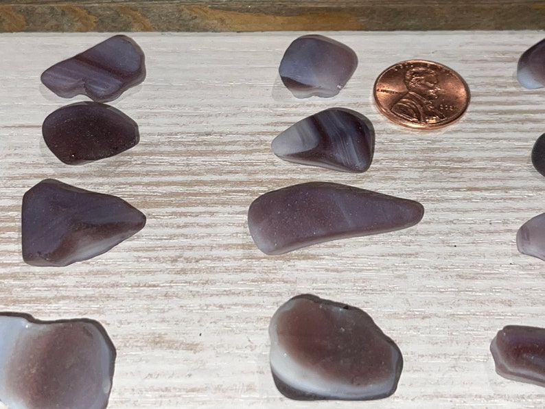 Purple Recycled Glass, Purpletumbled Glass, Purple Craft Glass, Purple ...