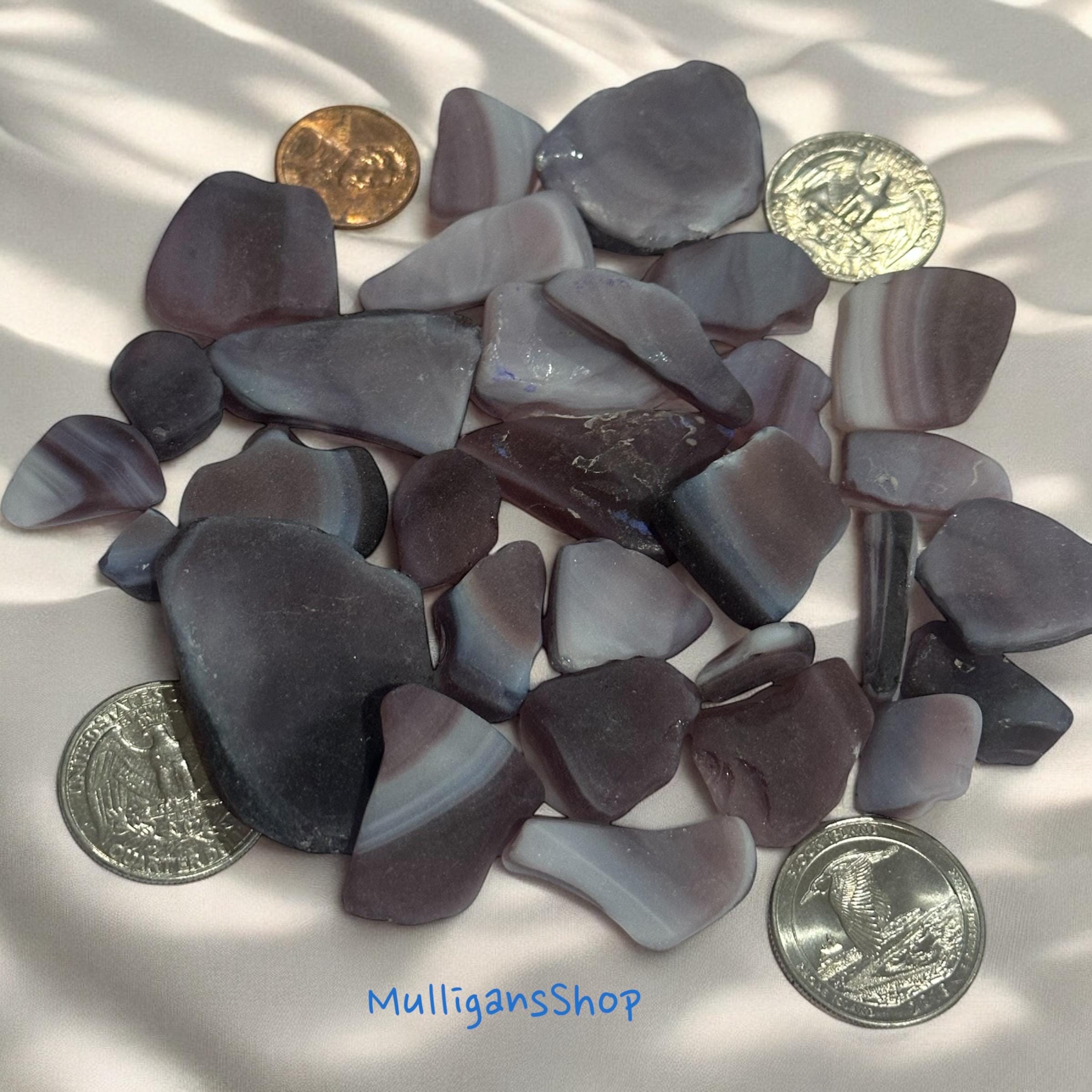 Purple Recycled Glass, Purpletumbled Glass, Purple Craft Glass, Purple ...