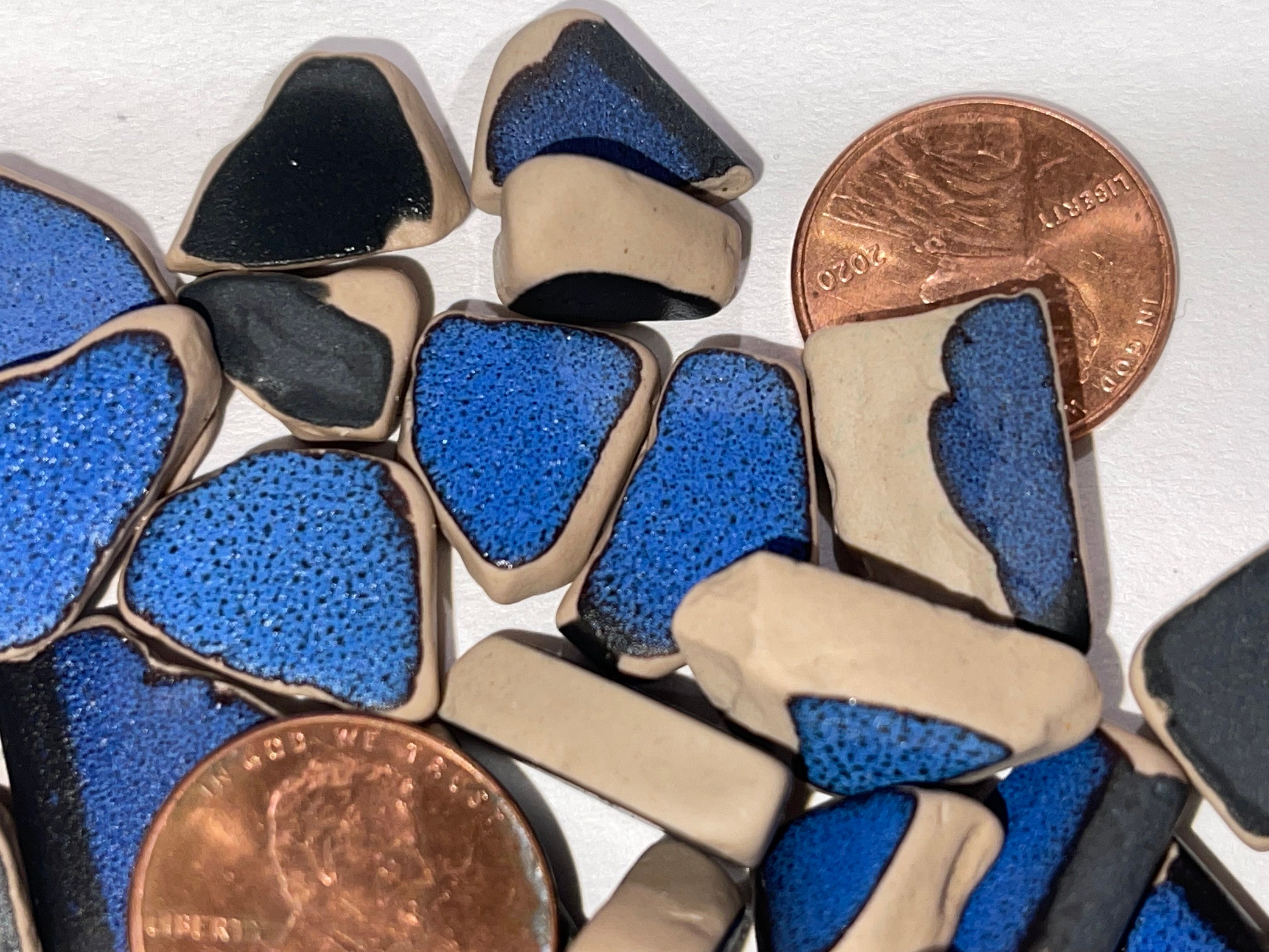 White Blue Sea Pottery Surf Pottery Beach Pottery River - Etsy