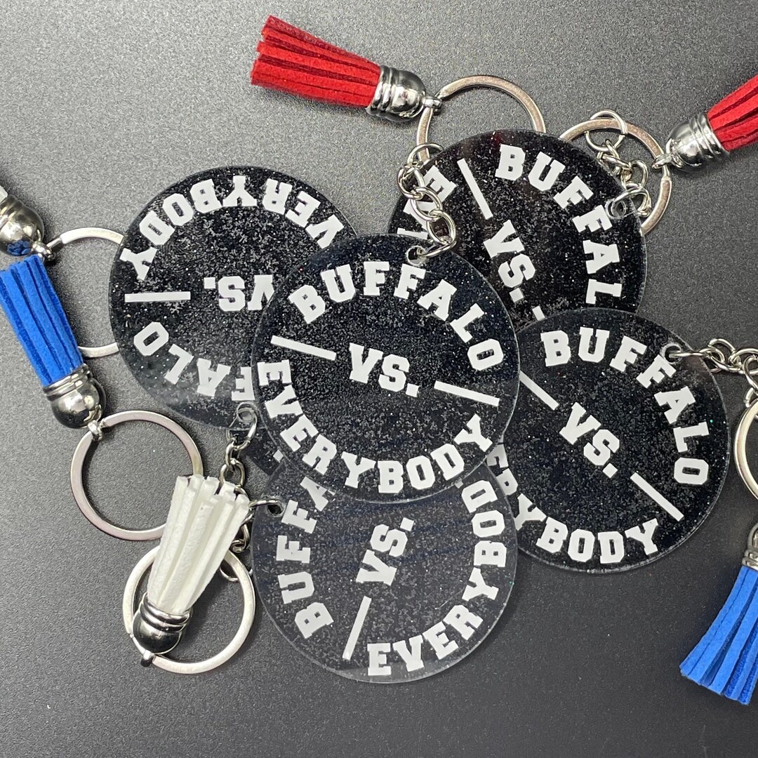 Buffalo Vs. Everybody Keychain - Etsy