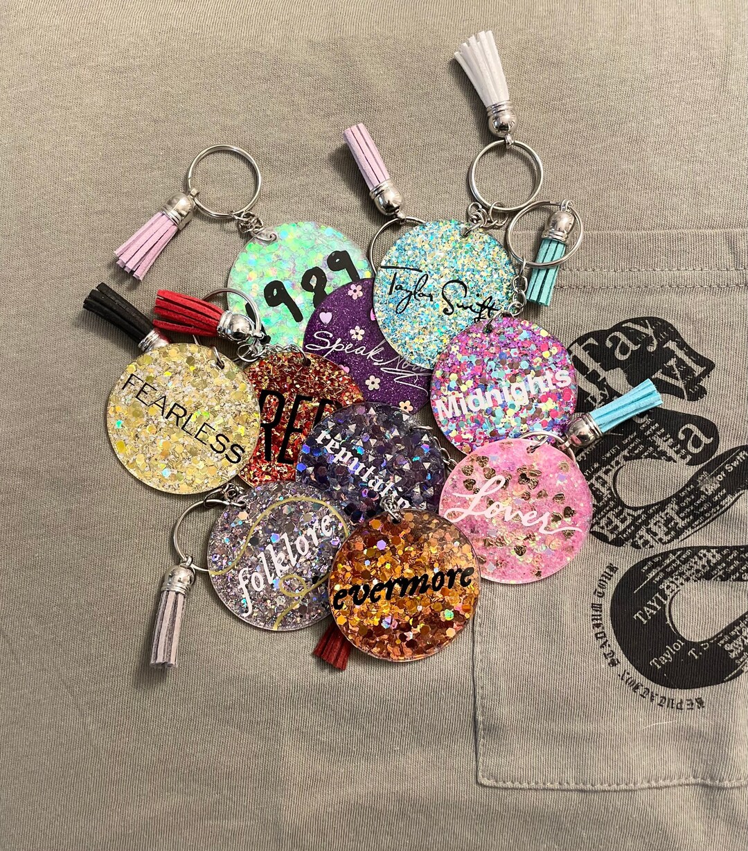 Swiftie Keychain Collection - Etsy
