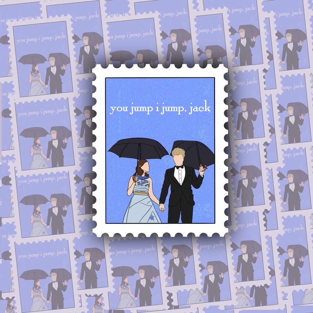 Gilmore Girls Sticker Stamp | Logan & Rory | You Jump, I Jump Jack ...