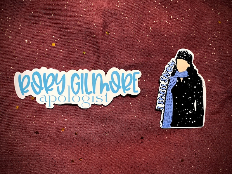 Gilmore Girls Stickers Lorelai I Smell Snow Lorelai Gilmore Stars ...