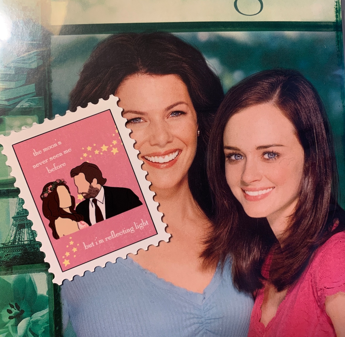 Gilmore Girls Sticker Stamp Luke & Lorelai Luke Danes Lorelai Gilmore ...