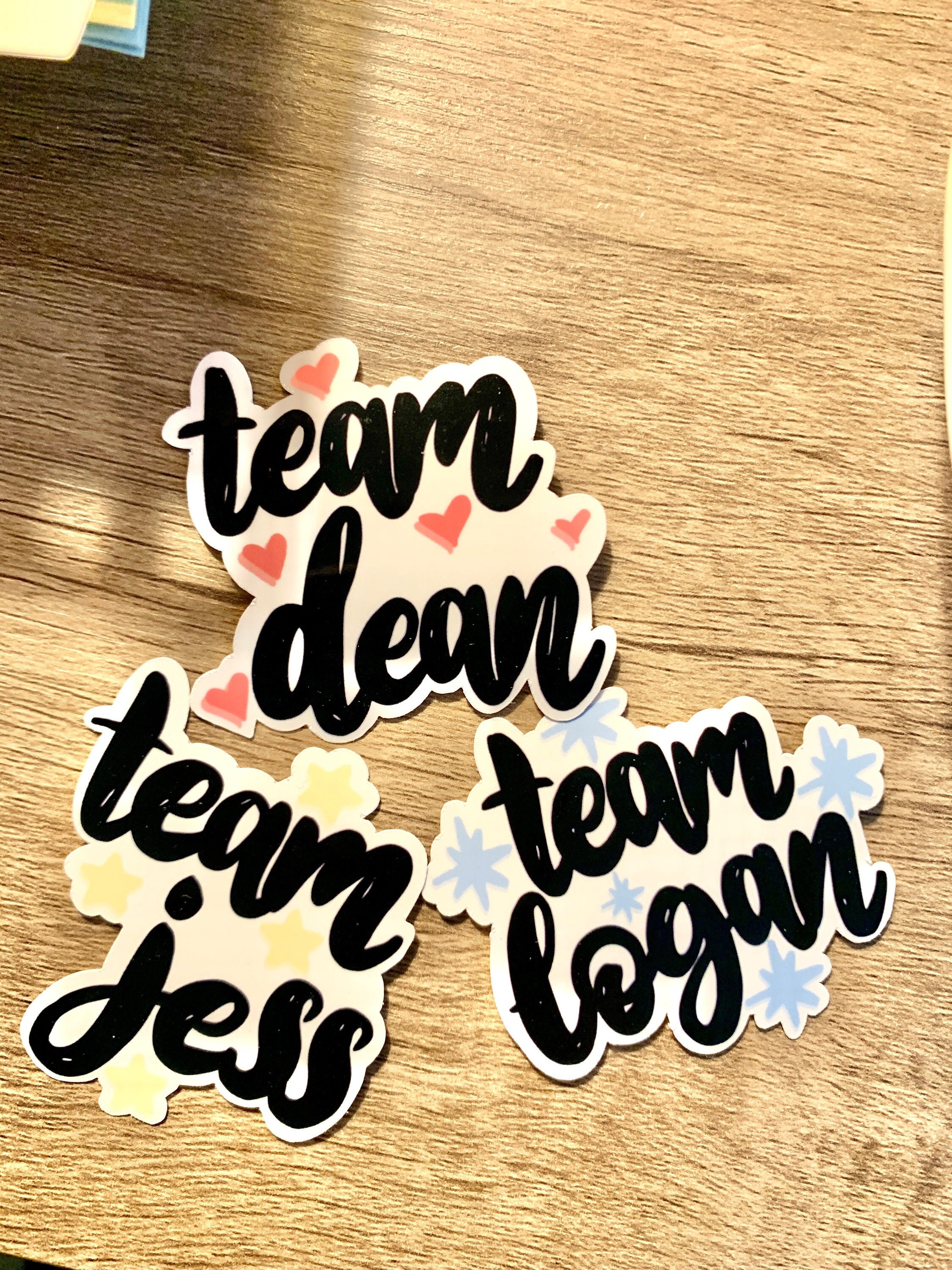 Gilmore Girls Stickers Team Jess Rory Gilmore Team Logan Team Dean Jess ...