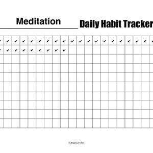 200 Day Habit Tracker Fillable PDF - Etsy