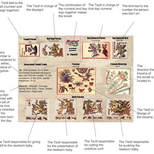 Azteca/mexica Birthday (tonalli) Meaning Analysis - Etsy