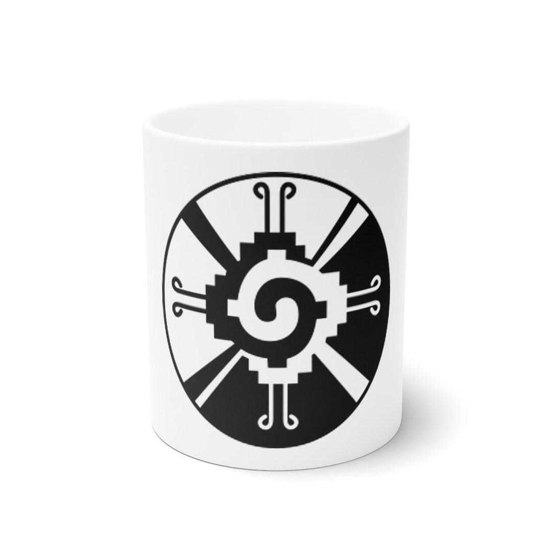 Azteca/mexica Symbol of Balance White Ceramic Mug, 11oz and 15oz - Etsy