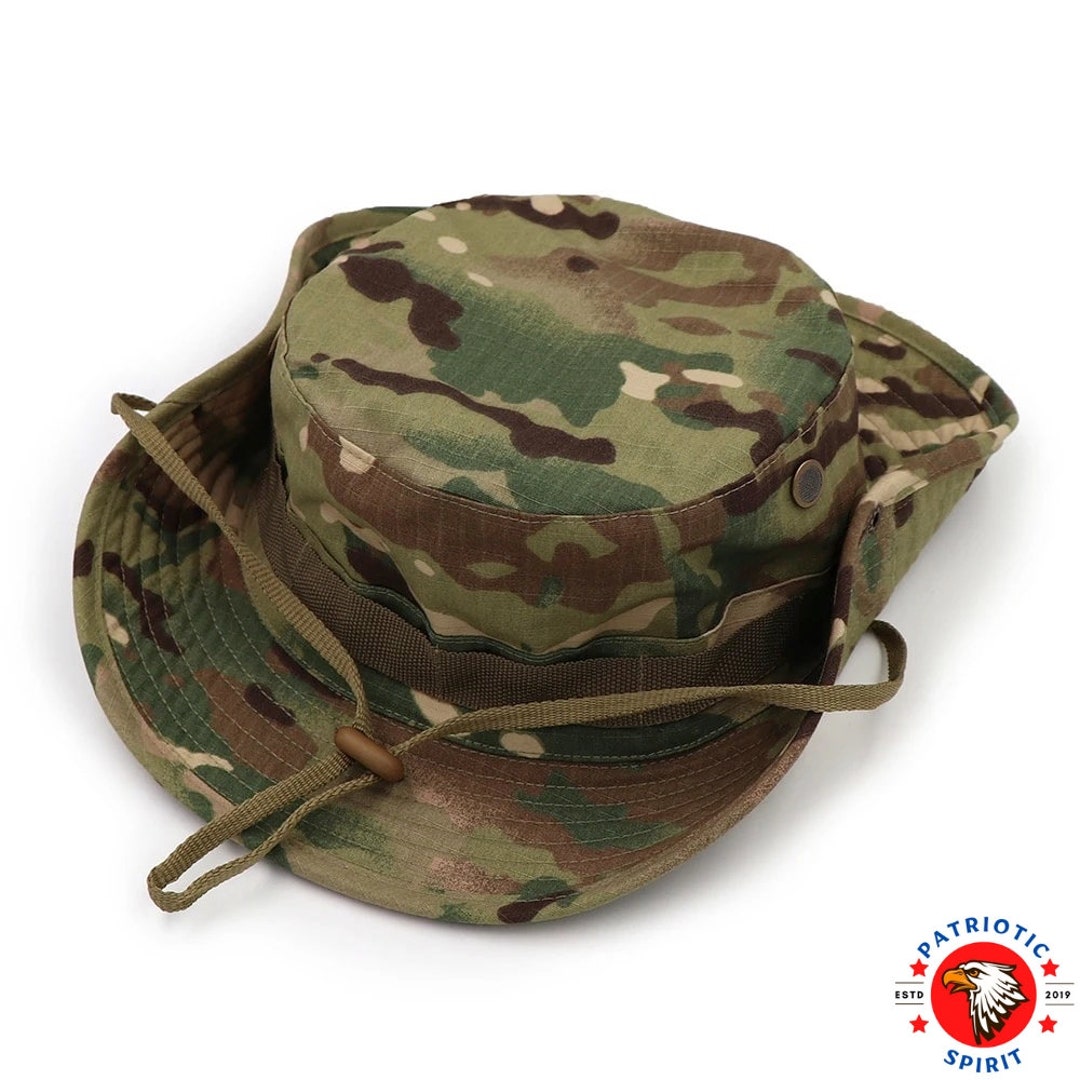 Tactical Camouflage Cap Nepalese Boonie Hats Combo for Elite Airsoft ...