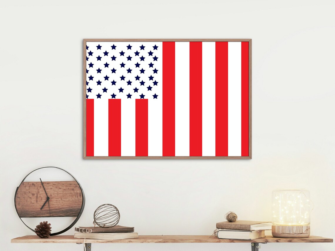 U.S. Civil Peace Flag A Symbol of American Unity Digital - Etsy