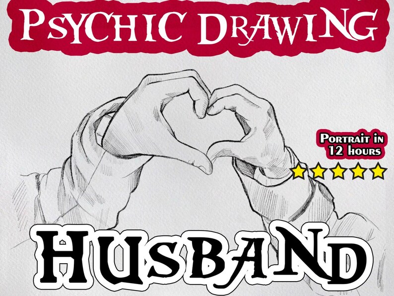 Psychic Drawing Psychic Reading Future Husband Drawing | Etsy