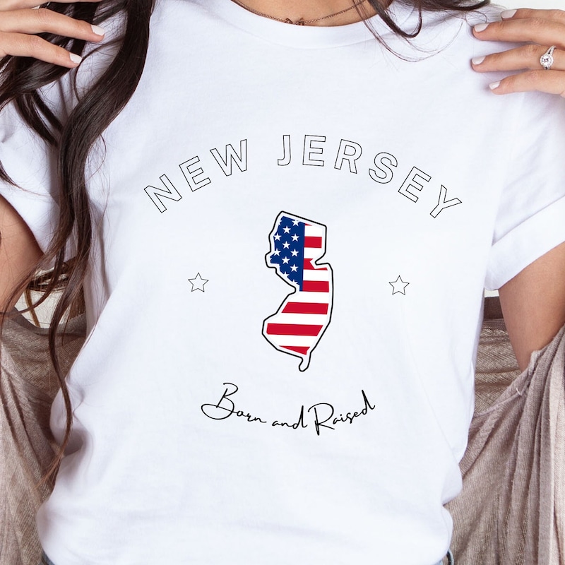 New Jersey T Shirt - Etsy
