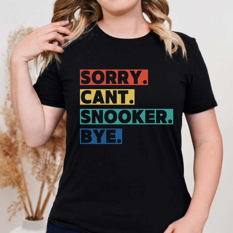 Snooker Player Gift, Snooker T Shirt, Snooker Tshirt, Snooker Player ...
