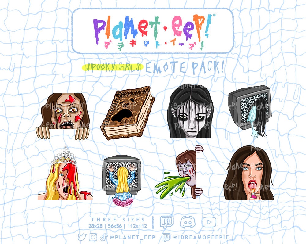 Halloween Emotes Horror Movie Villain Emotes Spooky - Etsy