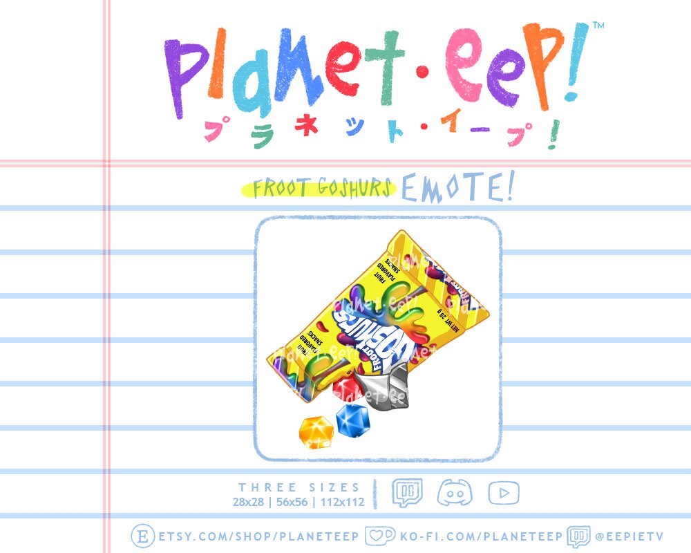 Candy Emote | Food Emote | 90s Nostalgia | Twitch Emote | Discord Emote ...