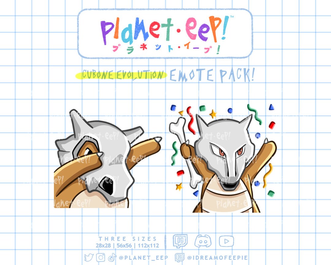 Poki Emotes | Cuboneevolution | Dab Emote | Hype Emote | Twitch Emotes ...