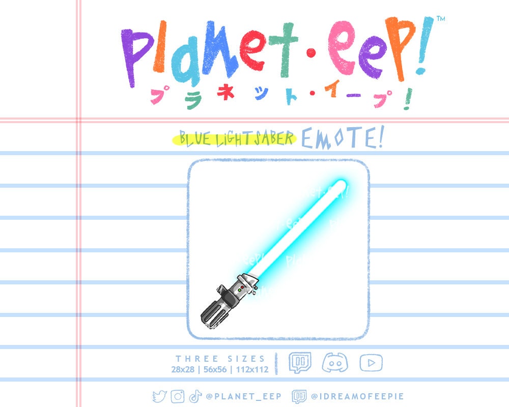 Saber Emote Laser Sword Emote Twitch Emote Discord Emote Youtube Emote ...