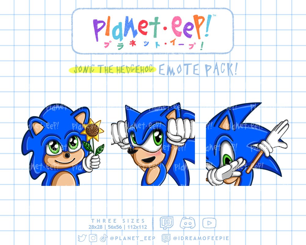 Sonic Emotes Tails Emote Hedgehog Emotes Dab Emote - Etsy Hong Kong