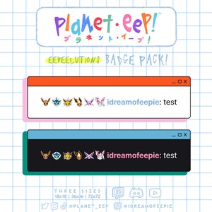 Poki Sub Badges | Ieeveelutionsi | Twitch Sub Badges | Twitch Bit ...