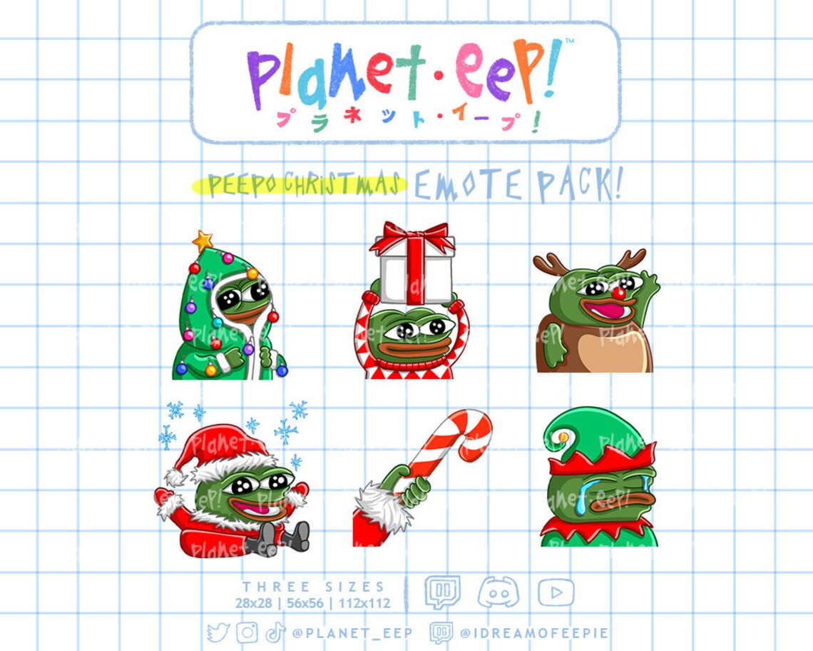 Christmas Emotes | Peepo Emotes | Rare Pepe Emotes | Twitch Emotes ...