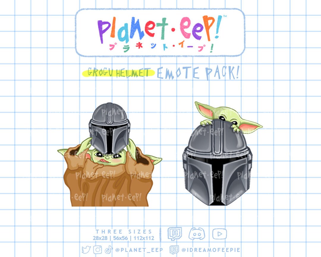 Mando Emotes | Child Emotes | Baby Frog Emotes | Mando Helmet Emotes ...