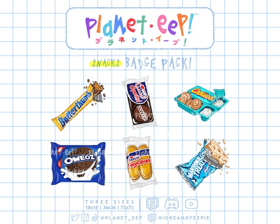 Snack Badges Snack Sub Badges Snack Bit Badges 90s - Etsy