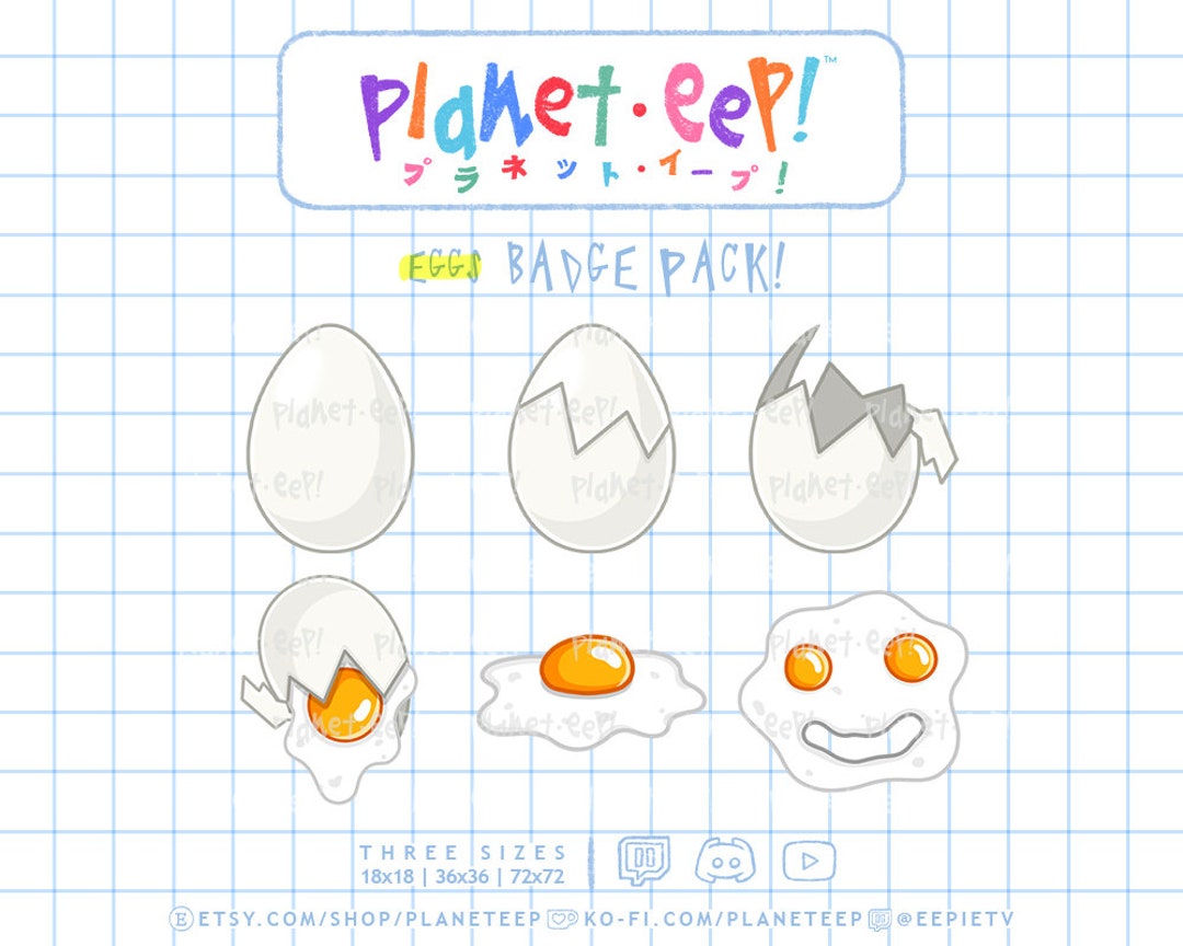 Egg Badges | Egg Sub Badges | Egg Bit Badges | Twitch Badges | Twitch ...