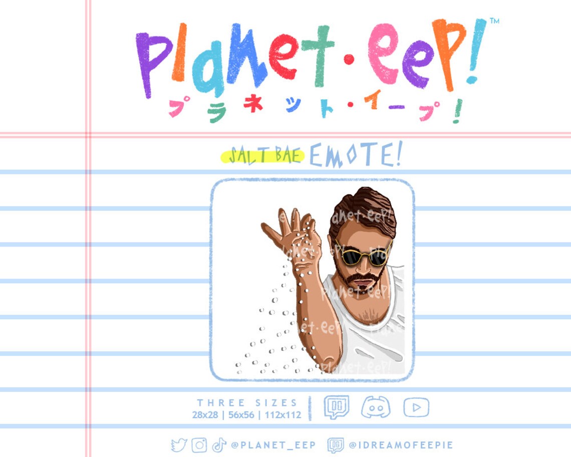 Salt Bae Emote Salt Emote Meme Emote Twitch Emote - Etsy Hong Kong
