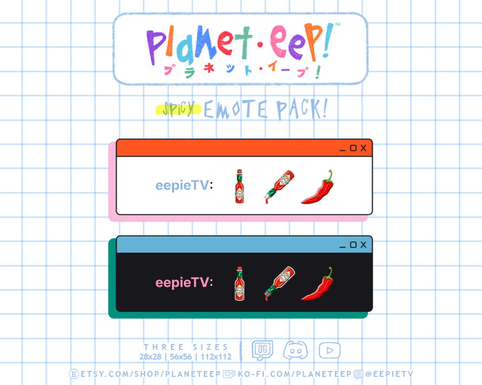 Spicy Emotes | Chili Pepper Emotes | Hot Sauce Emotes | Food Emotes ...