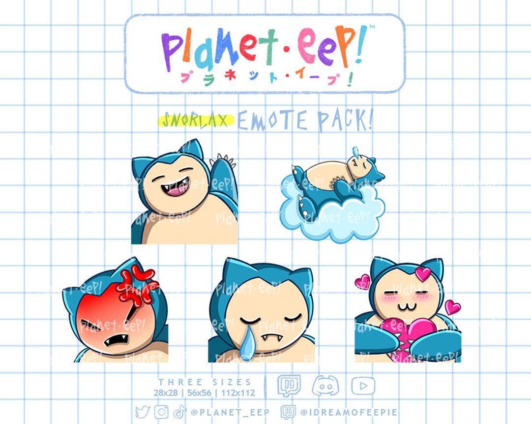 Poki Emotes | Isnorlaxi | Sleep Emote | Uwu Emote | Hi Emote | Twitch ...