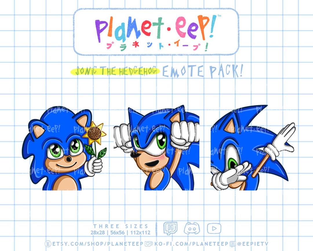 Sonic Emotes | Tails Emote | Hedgehog Emotes | Dab Emote | Video Game ...