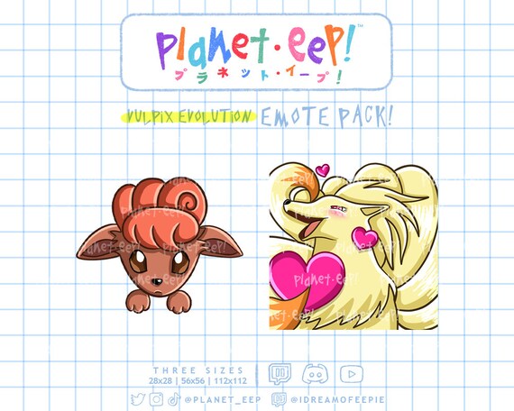 Poki Emotes Vulpixevolution Lurk Emote Uwu Emote - Etsy