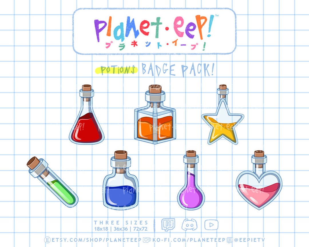 Potion Badges | Potion Sub Badges | Twitch Badges | Twitch Sub Badges ...