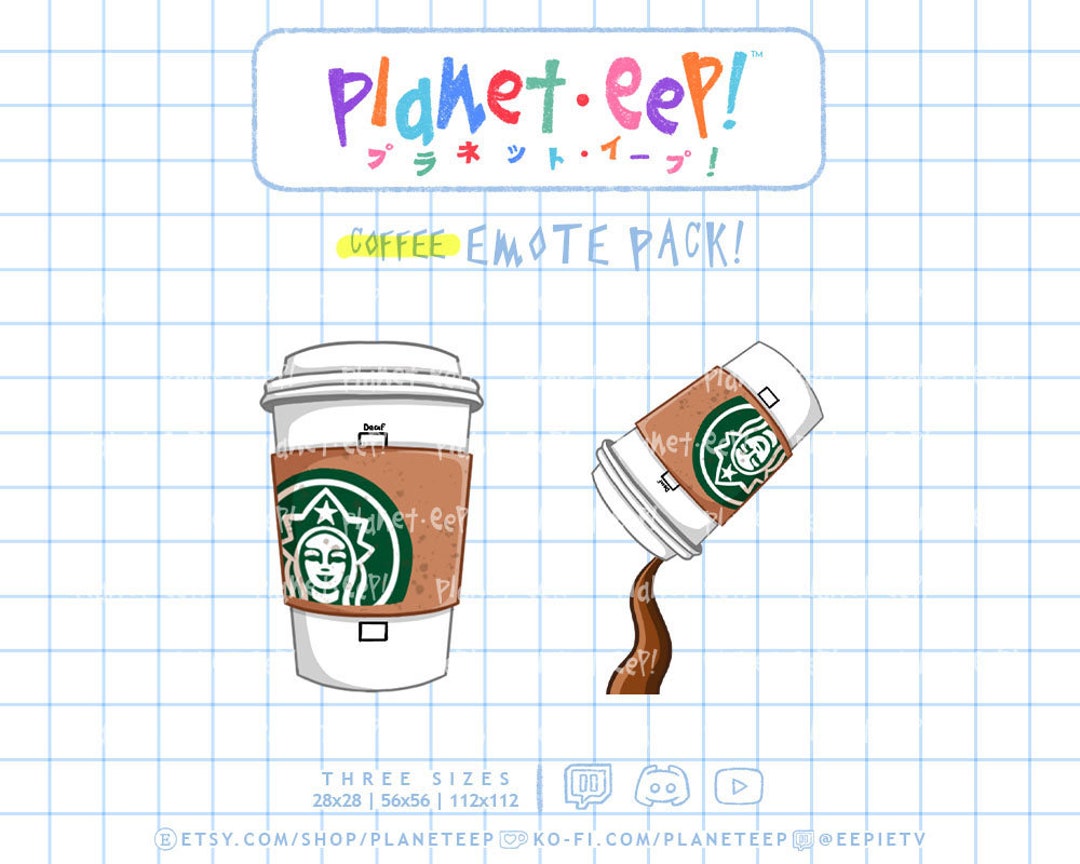 Coffee Emotes | Drink Emotes | Twitch Emotes | Discord Emotes | Youtube ...