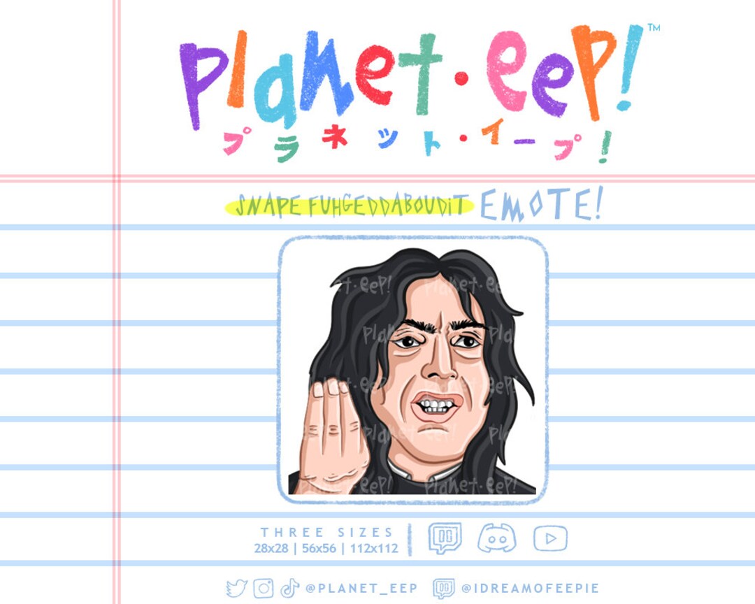 Wizard Emote | Severus Emote | Italian Hand Emote | Twitch Emote ...
