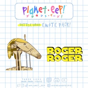 Roger Roger Emote Android Emote Twitch Emote Discord Emote Youtube ...