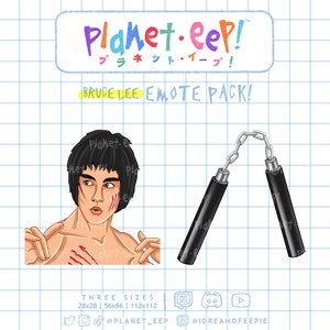 Bruce Lee Emotes | Nunchucks Emote | Martial Arts Emotes | Twitch ...