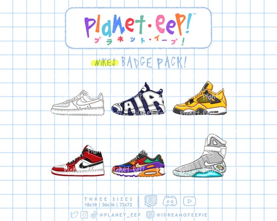 Sneakers Badges Sneakers Sub Badges Sneakers Bit Badges - Etsy