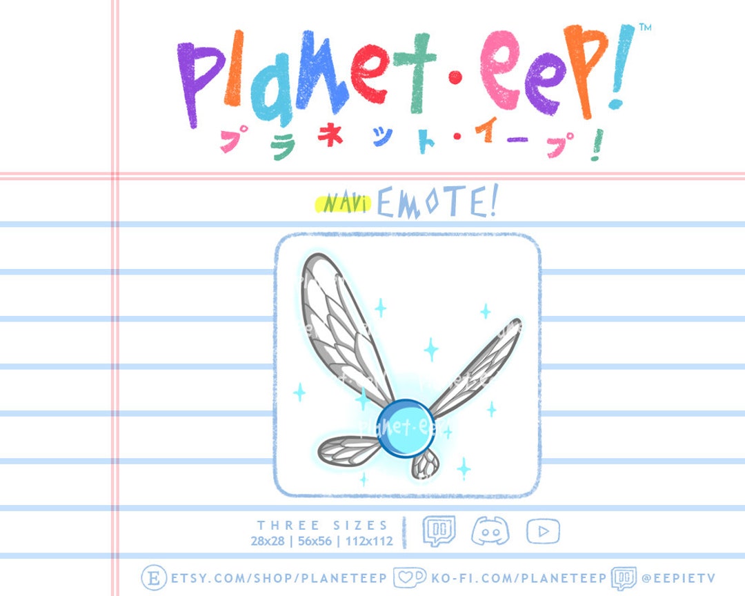 Navi Emote | Fairy Emote | Hey Listen Emote | OOT Emote | Twitch Emote ...