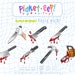 Bloody Knife Sub Badges | Halloween Sub Badges | Weapon Badges | Twitch ...