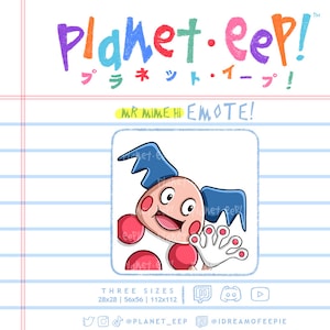 Poki Emote | Mrmimehi | Mime Emote | Clown Emote | Twitch Emote ...