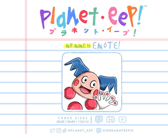 Poki Emote Mrmimehi Mime Emote Clown Emote Twitch - Etsy UK