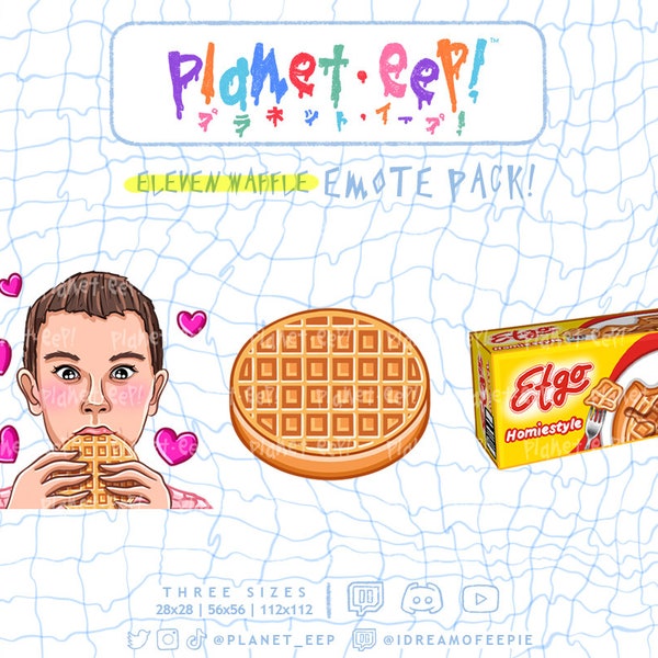 Twitch Waffle Emotes - Etsy