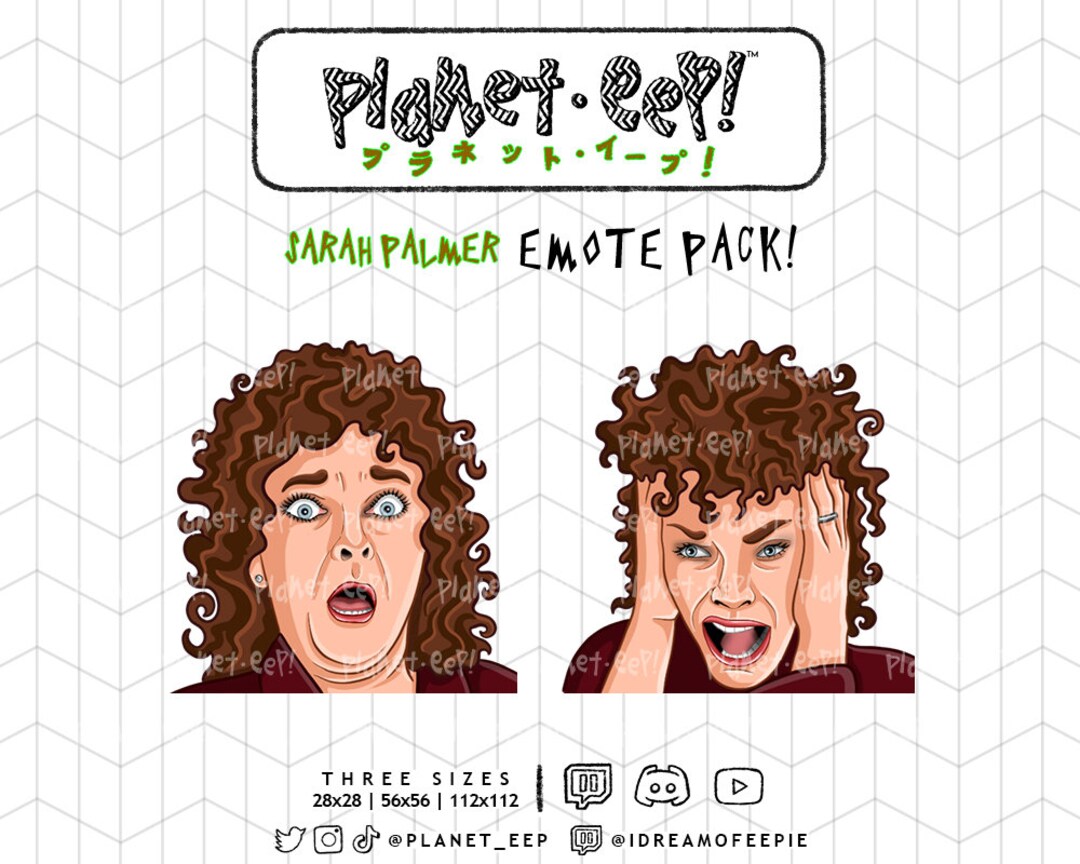 Twin Peaks Emotes | Sarah Palmer Emotes | David Lynch | Twitch Emotes ...