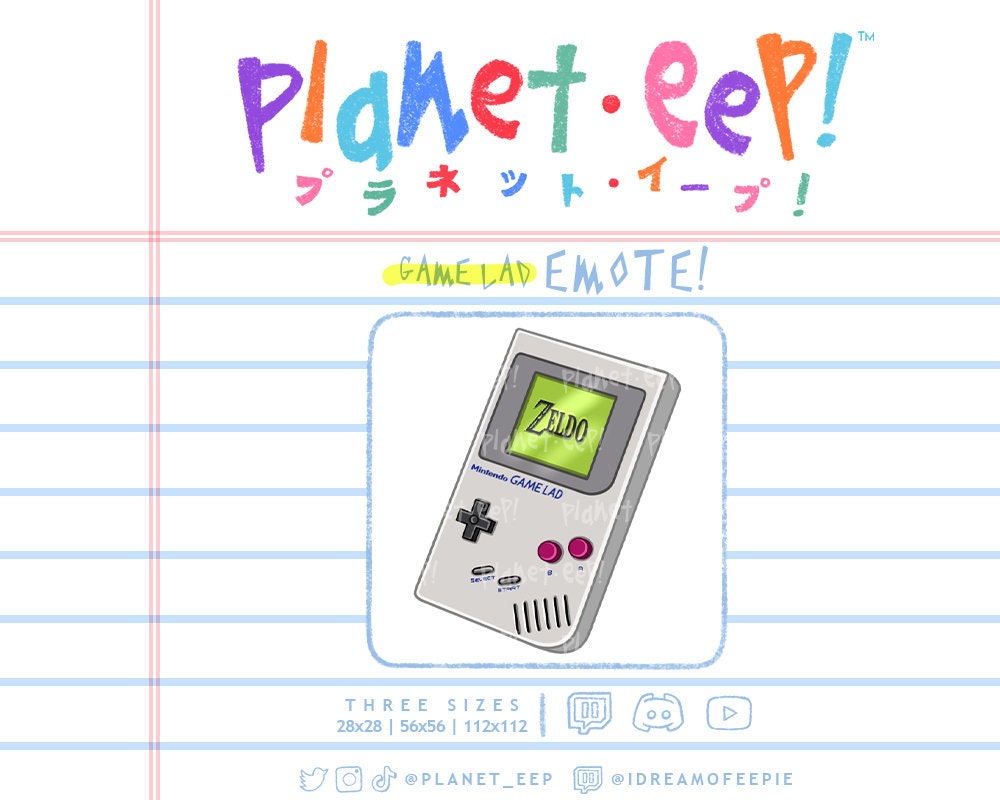 Game Lad Emote Gamer Emote Twitch Emote Discord Emote - Etsy