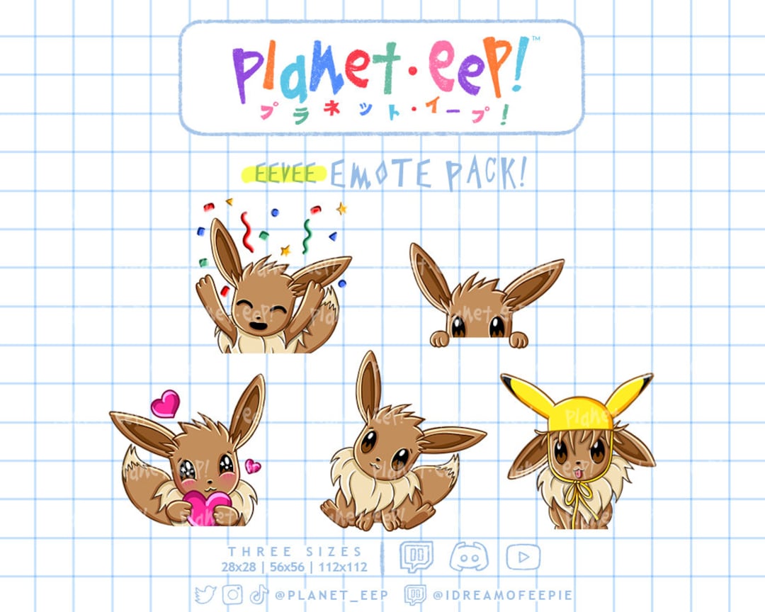Poki Emotes | Ieeveei | Hype Emote | Uwu Emote | Lurk Emote | Sit Emote ...