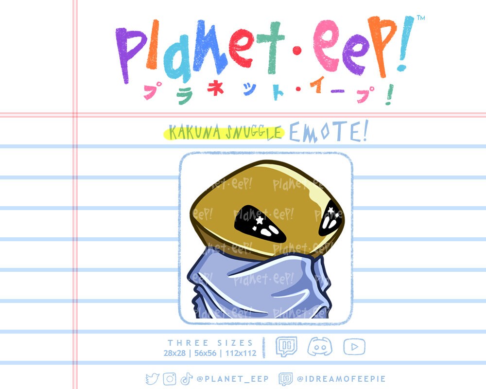 Poki Emote | Kakunasnuggle | Snuggle Emote | Blankey Emote | Twitch ...