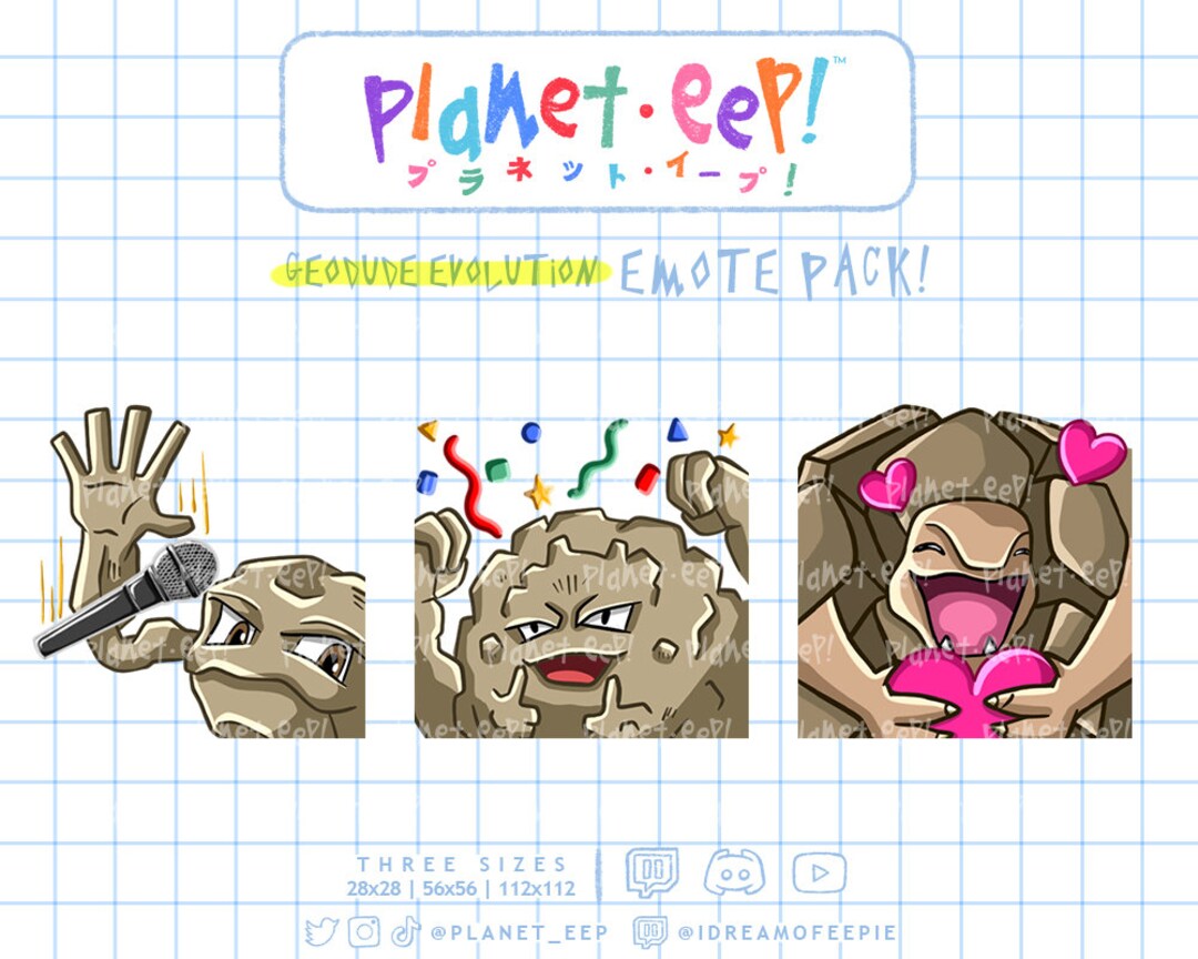 Poki Emotes | Geodudeevolution | Mic Drop Emote | Uwu Emote | Hype ...